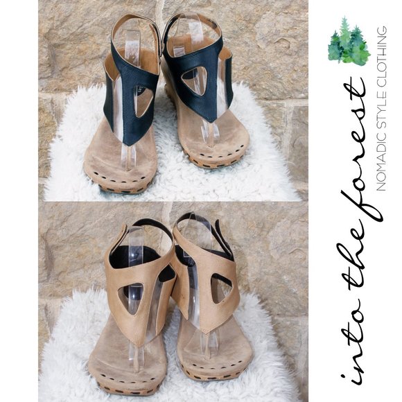 Modzori | Shoes | Modzori Venitia Reversible 2in1 Wedge Sandals Beige ...